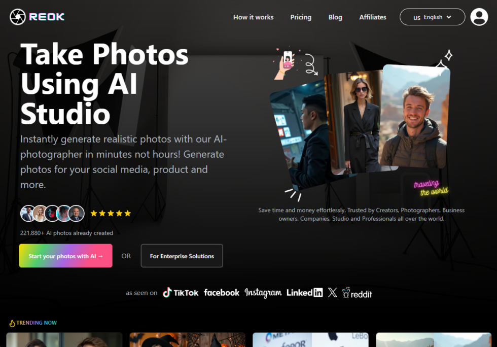 REOK.pro case study: Transforms Digital Photo Generation